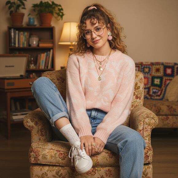 Spunky | Sweaters | Vintage 98s Sweater | Poshmark